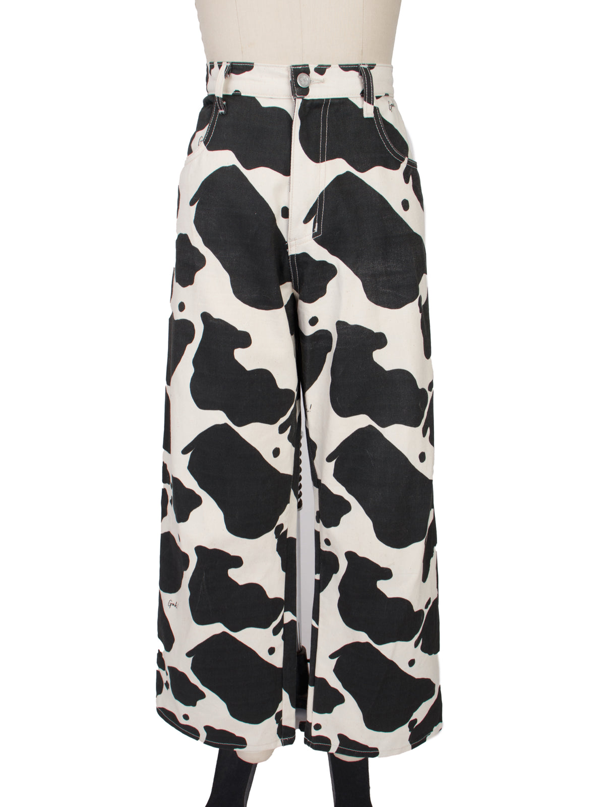 Lisa Says Gah Cow Print Pants | Mercy Vintage