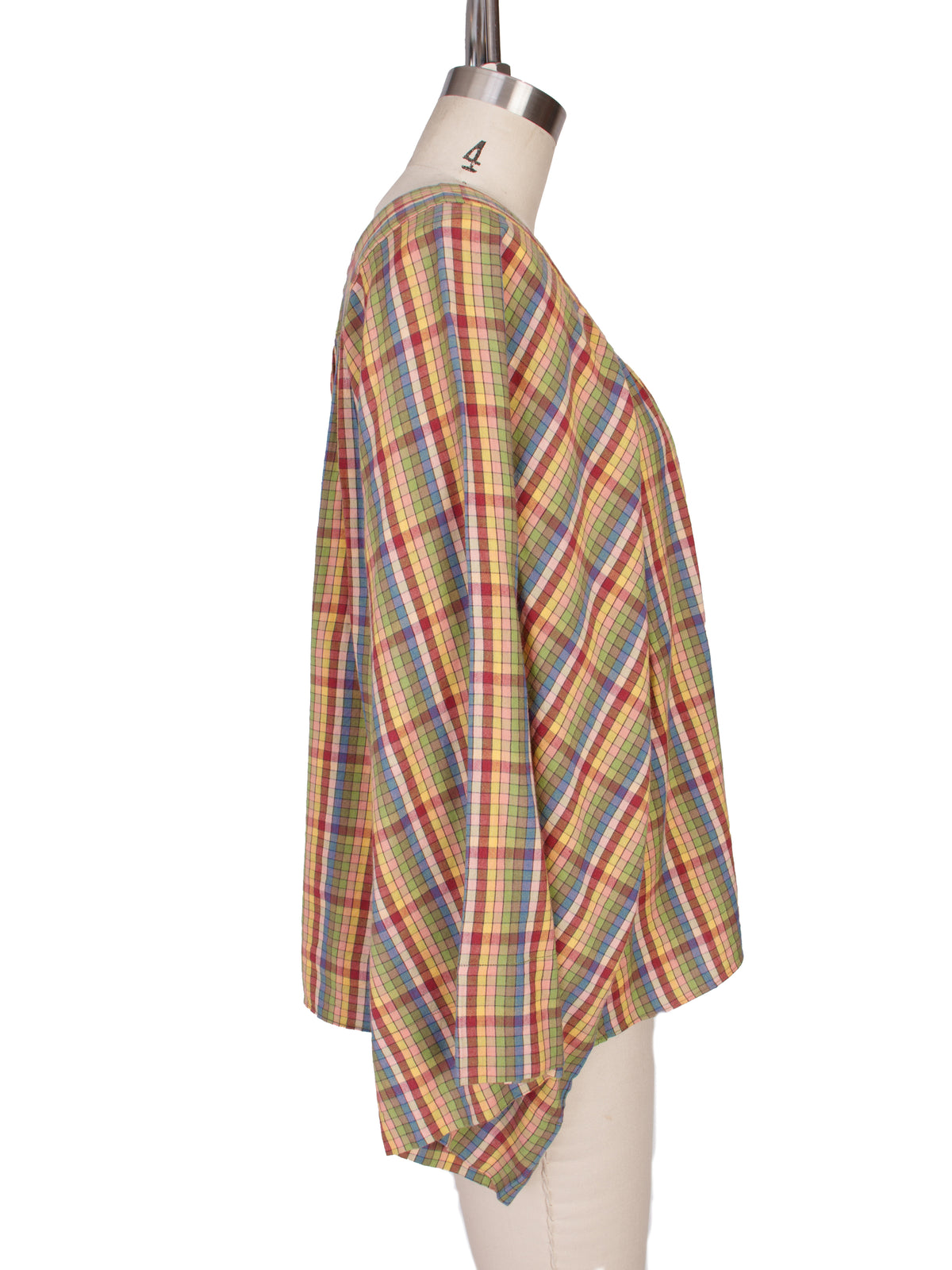 Dôen Rainbow Gingham Blouse | Mercy Vintage