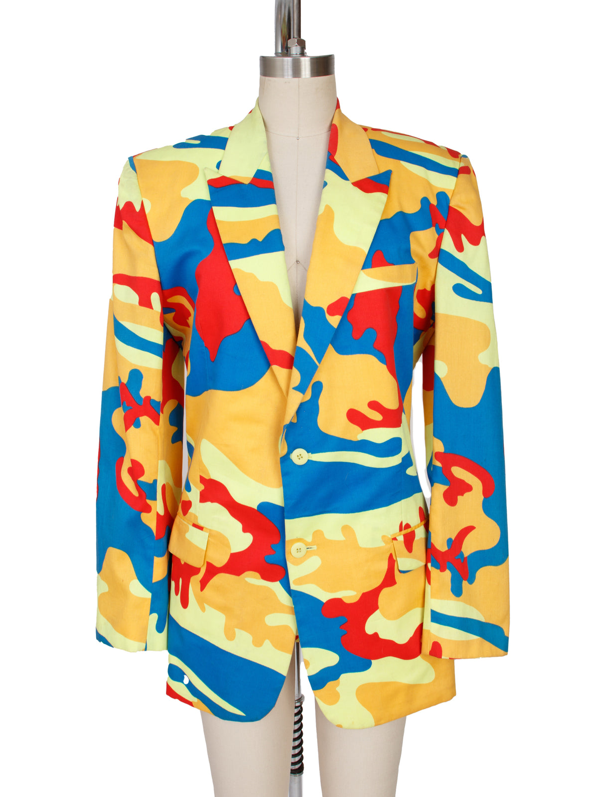 1987 Stephen Sprouse x Andy Warhol Camouflage Blazer | Mercy Vintage