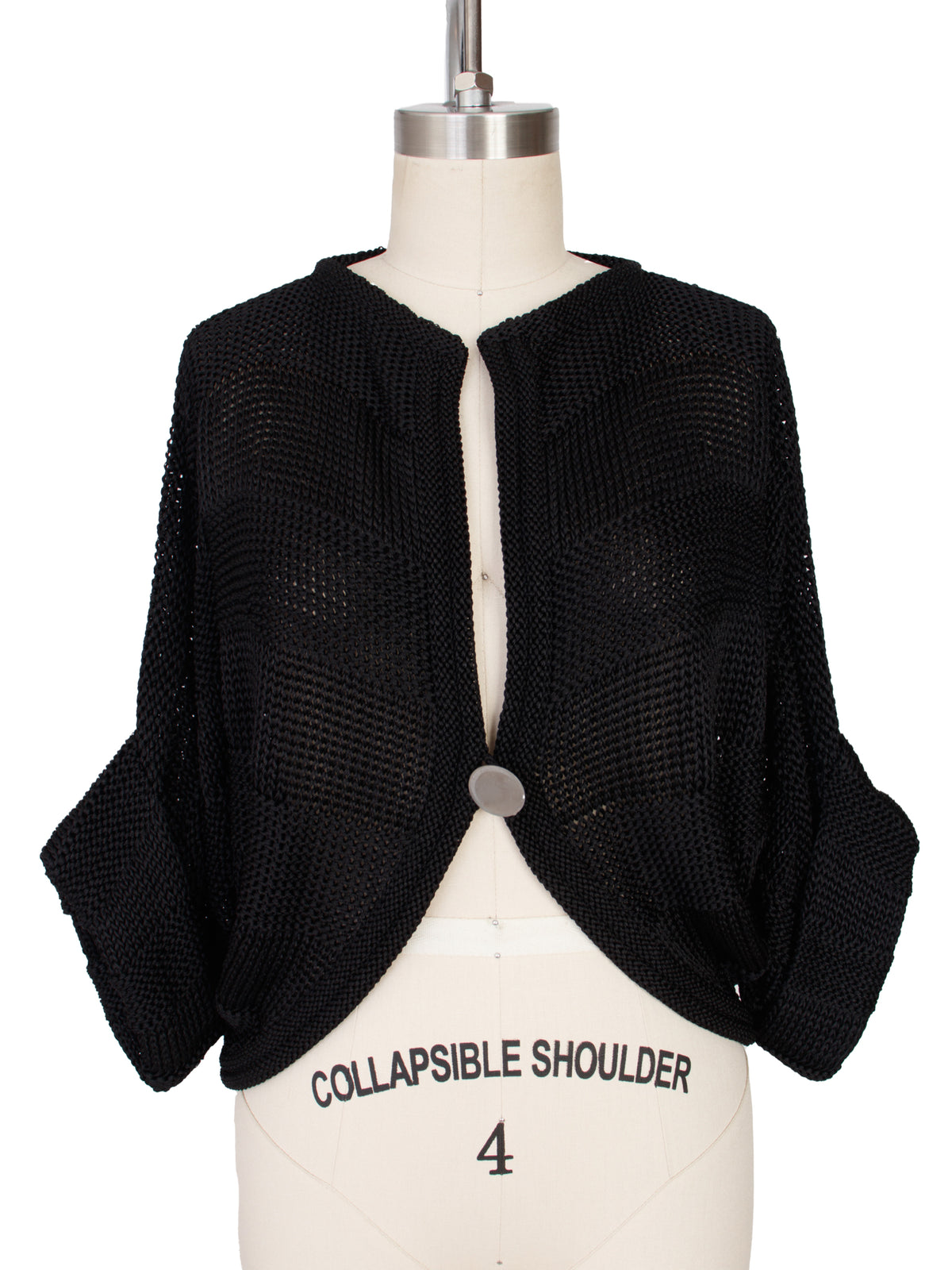 Fendi Open Knit Stripe Bat Wing Cardigan | Mercy Vintage