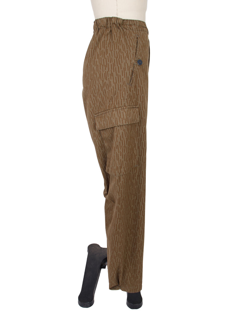 Canvas Dash Line Print Pants | Mercy Vintage