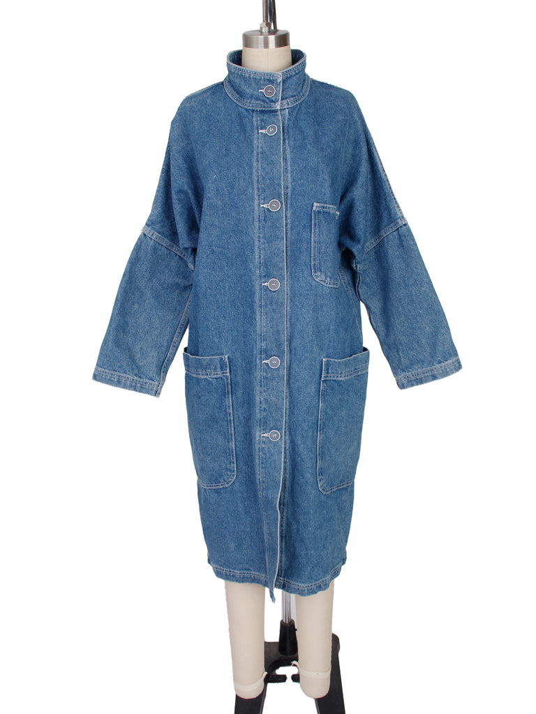 Gravel & Gold Denim Coat | Mercy Vintage